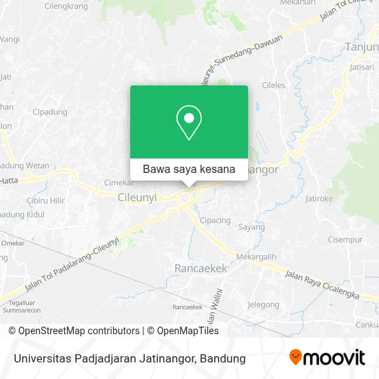 Cara ke Universitas Padjadjaran Jatinangor di Bandung menggunakan bis?