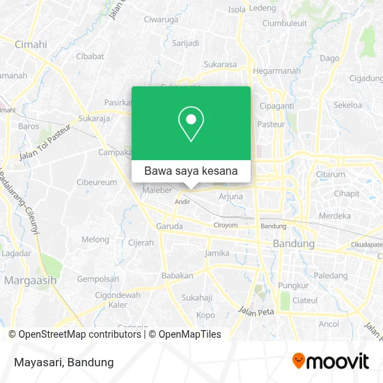 Cara ke Mayasari di Kota Bandung menggunakan bis?