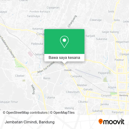 Cara ke Jembatan Cimindi di Cimahi menggunakan bis atau kereta?