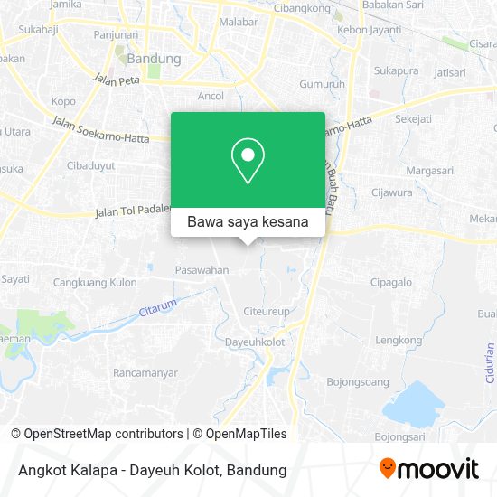 Cara ke Angkot Kalapa - Dayeuh Kolot di Bandung menggunakan bis?