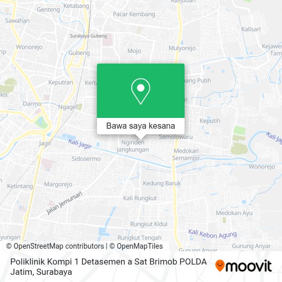 Cara ke Poliklinik Kompi 1 Detasemen a Sat Brimob POLDA Jatim di ...