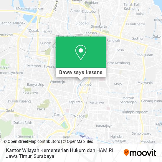 Cara ke Kantor Wilayah Kementerian Hukum dan HAM RI Jawa Timur di ... Cara ke Kantor Wilayah Kementerian Hukum dan HAM RI Jawa Timur di ...