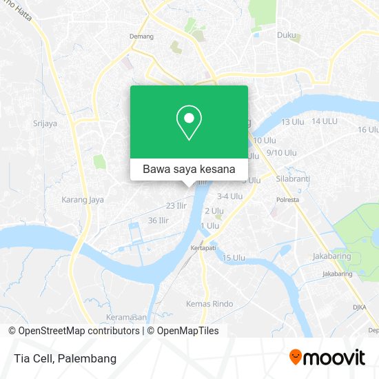 Cara ke Tia Cell di Palembang menggunakan bis atau kereta?