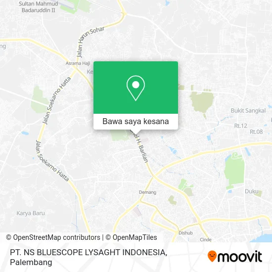 Cara ke PT. NS BLUESCOPE LYSAGHT INDONESIA di Banyuasin menggunakan bis ...