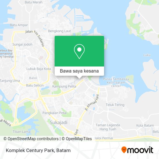 Cara ke Komplek Century Park di Batam menggunakan bis?