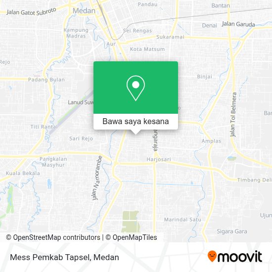 Cara ke Mess Pemkab Tapsel di Kota Medan menggunakan bis?
