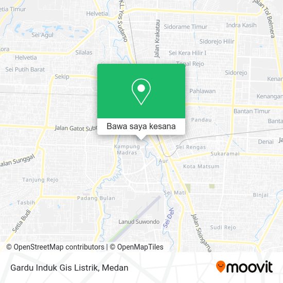 Cara ke Gardu Induk Gis Listrik di Kota Medan menggunakan bis?