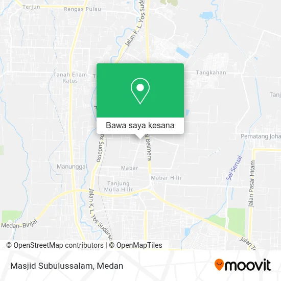 Cara ke Masjid Subulussalam di Kota Medan menggunakan bis?