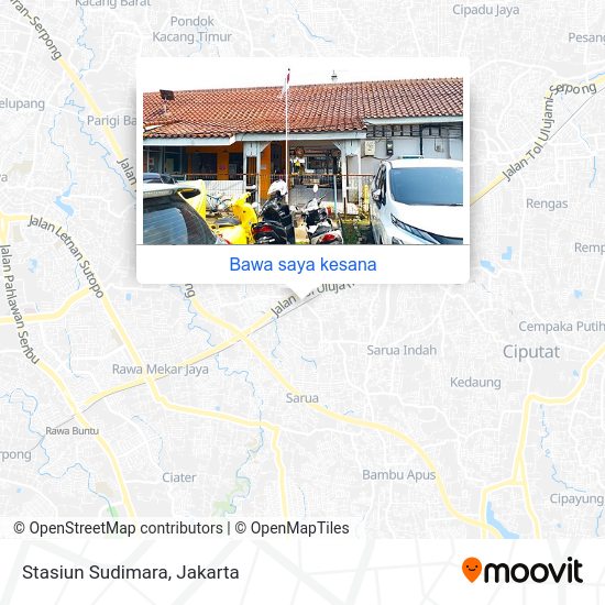 Perhentian Stasiun Sudimara - Rute, Jadwal, dan Tarif