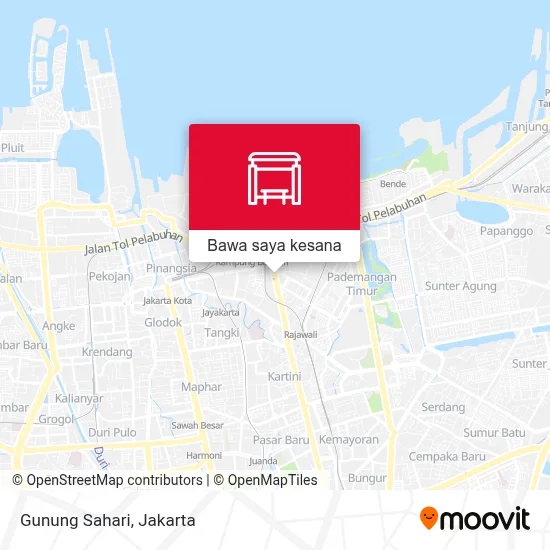 Perhentian Gunung Sahari - Rute, Jadwal, dan Tarif