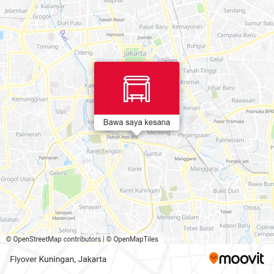 Perhentian Flyover Kuningan - Rute, Jadwal, dan Tarif