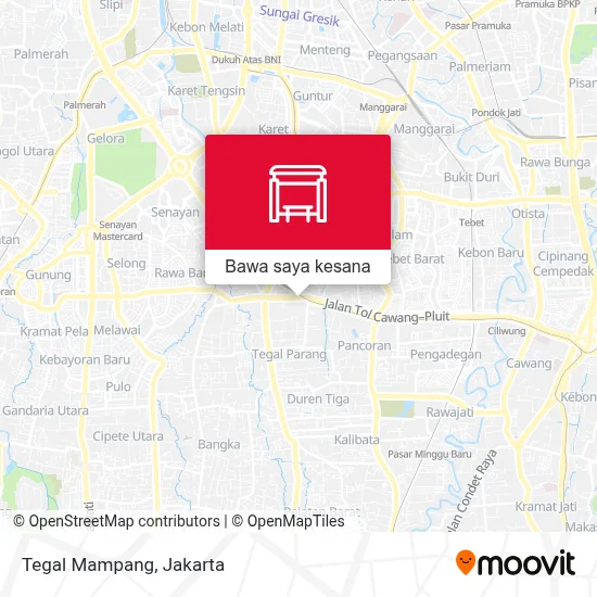 Perhentian Tegal Mampang - Rute, Jadwal, dan Tarif