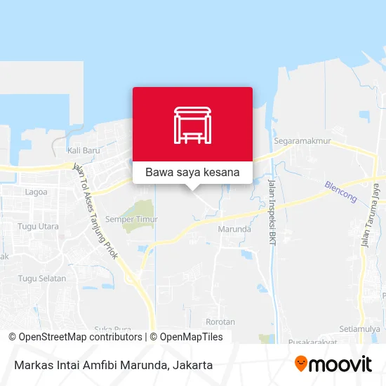 Perhentian Markas Intai Amfibi Marunda - Rute, Jadwal, dan Tarif