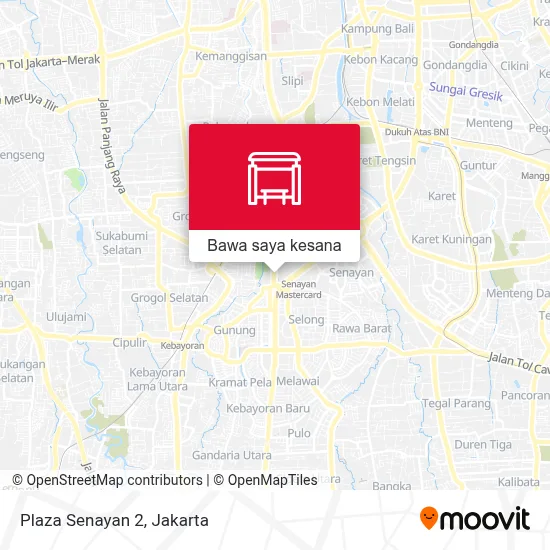 Perhentian Plaza Senayan 2 - Rute, Jadwal, dan Tarif