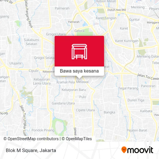 Perhentian Blok M Square - Rute, Jadwal, dan Tarif
