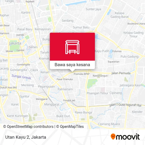 Perhentian Utan Kayu 2 - Rute, Jadwal, dan Tarif