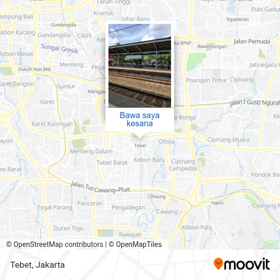 Stasiun Tebet - Rute, Jadwal, dan Tarif