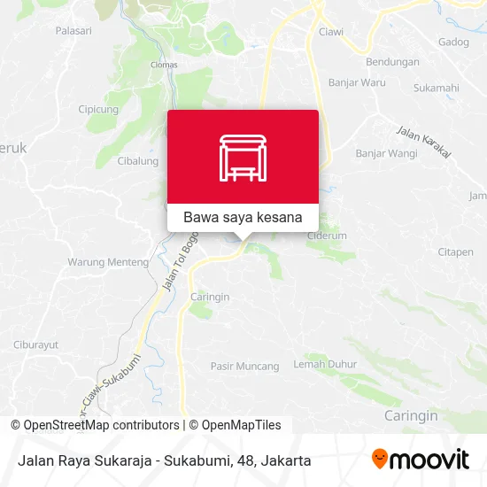 Perhentian Jalan Raya Sukaraja - Sukabumi, 48 - Rute, Jadwal, dan Tarif