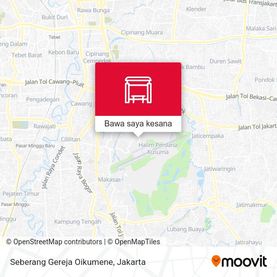Perhentian Seberang Gereja Oikumene - Rute, Jadwal, dan Tarif