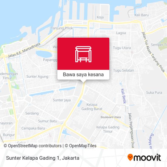 Perhentian Sunter Kelapa Gading 1 - Rute, Jadwal, dan Tarif