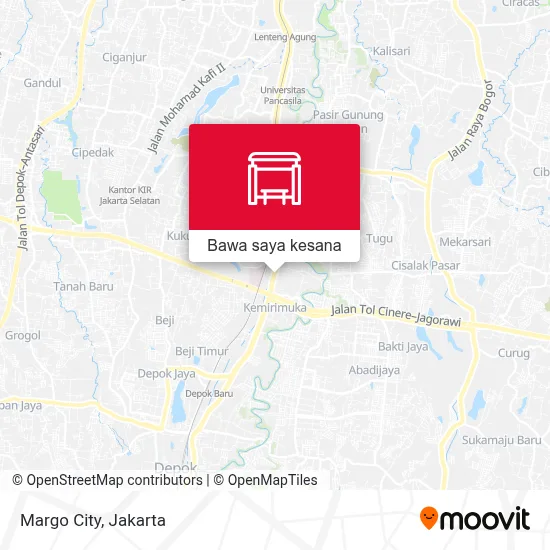 Perhentian Margo City - Rute, Jadwal, dan Tarif