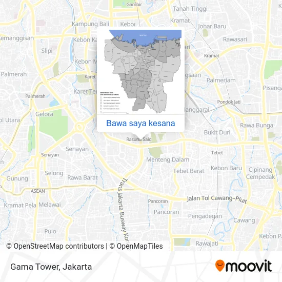 Perhentian Gama Tower - Rute, Jadwal, dan Tarif
