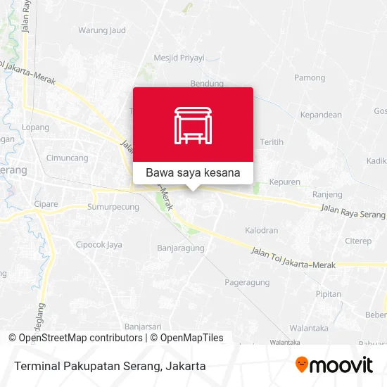 Perhentian Terminal Pakupatan Serang - Rute, Jadwal, dan Tarif