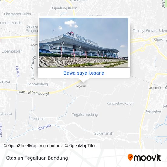 Perhentian Stasiun Tegalluar - Rute, Jadwal, dan Tarif