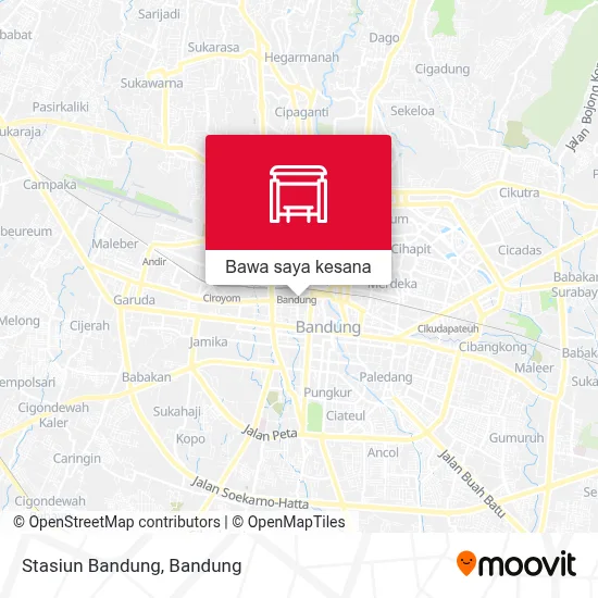 Perhentian Stasiun Bandung - Rute, Jadwal, dan Tarif