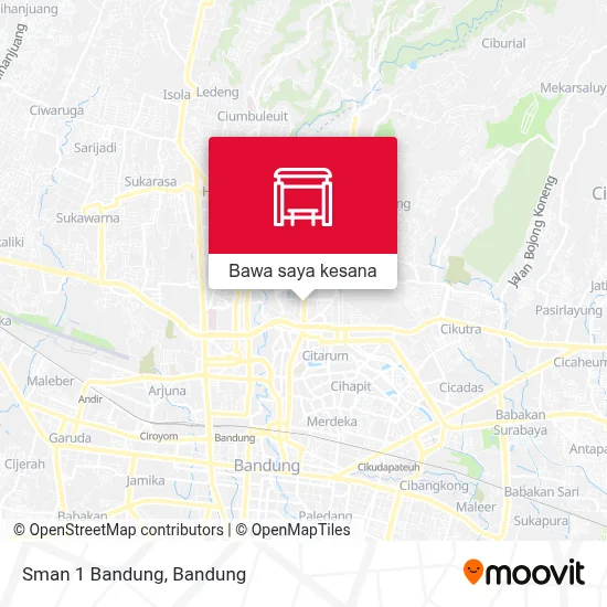 Perhentian Sman 1 Bandung - Rute, Jadwal, dan Tarif