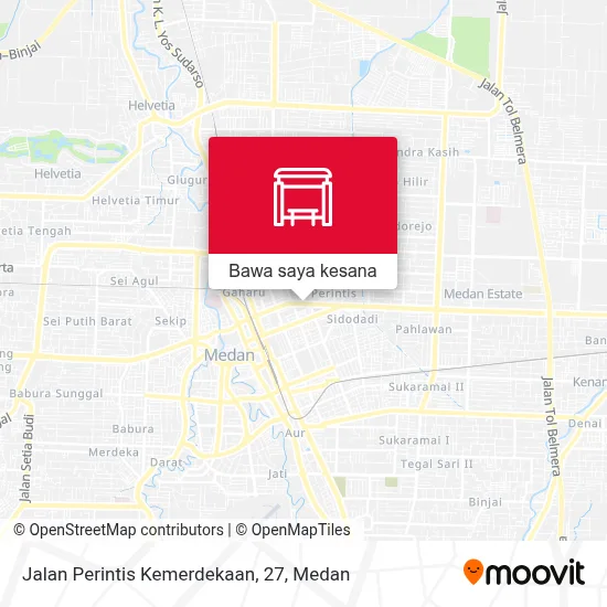 Perhentian Jalan Perintis Kemerdekaan, 27 - Rute, Jadwal, dan Tarif