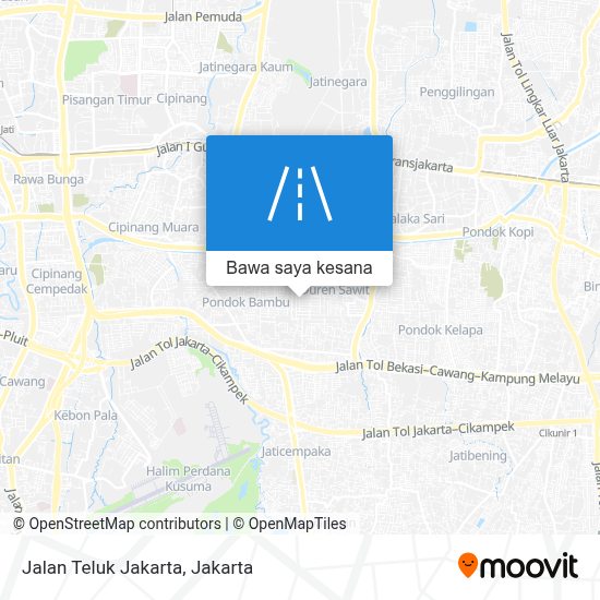 Peta Jalan Jakarta