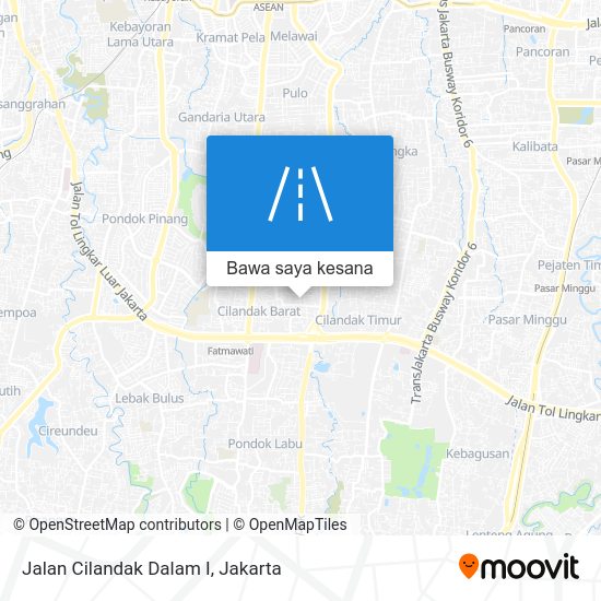 Bagaimana menuju ke Jalan Cilandak Dalam I, Jakarta Selatan dengan bis ...