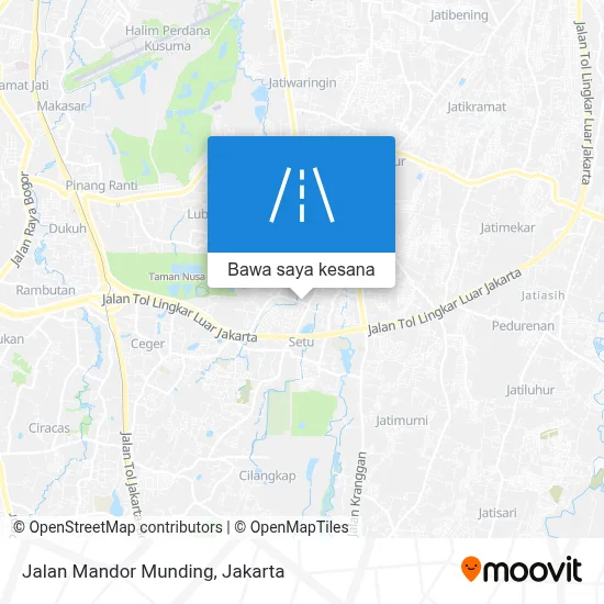 Bagaimana menuju ke Jalan Mandor Munding, Jakarta Timur dengan bis atau ...
