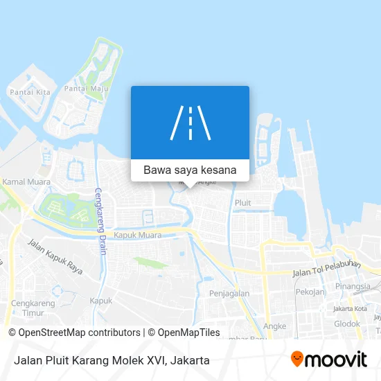 Bagaimana menuju ke Jalan Pluit Karang Molek XVI, Jakarta Utara dengan bis?