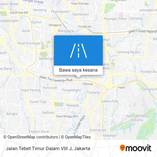 Bagaimana menuju ke Jalan Tebet Timur Dalam VIII J, Jakarta Selatan ...