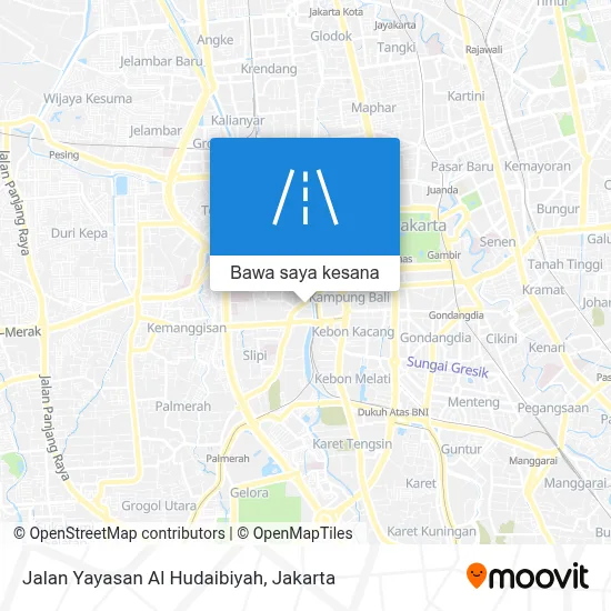 Bagaimana menuju ke Jalan Yayasan Al Hudaibiyah, Jakarta Barat dengan ...