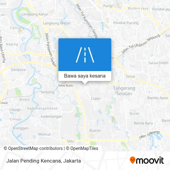 Bagaimana menuju ke Jalan Pending Kencana, Tangerang dengan bis atau ...