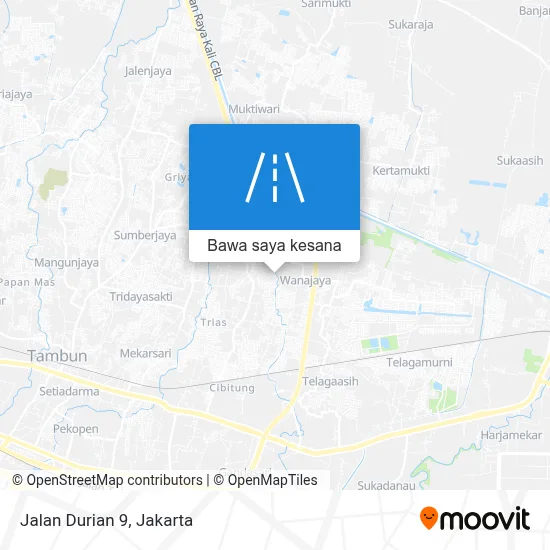 Bagaimana menuju ke Jalan Durian 9, Bekasi dengan bis?