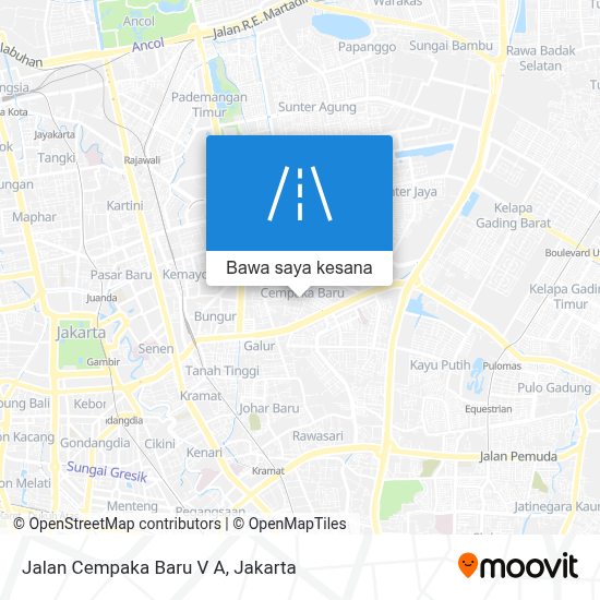 Bagaimana menuju ke Jalan Cempaka Baru V A, Jakarta Pusat dengan bis ...
