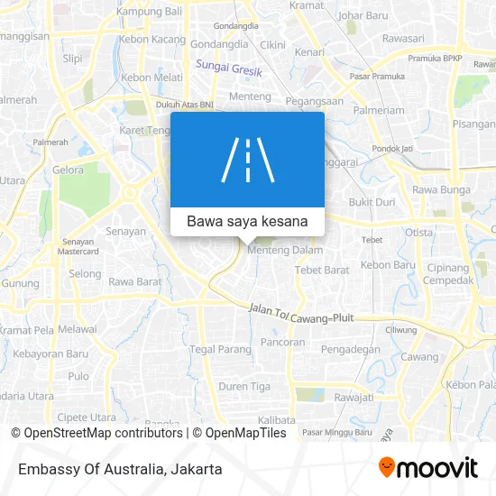 Bagaimana menuju ke Embassy Of Australia, Jakarta Selatan dengan bis ...