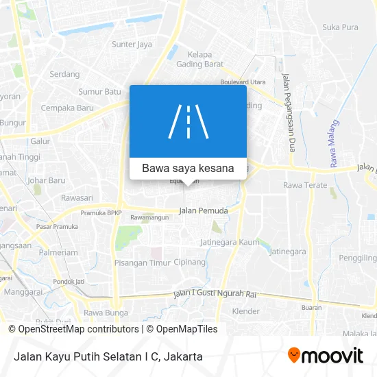 Bagaimana menuju ke Jalan Kayu Putih Selatan I C, Jakarta Timur dengan ...