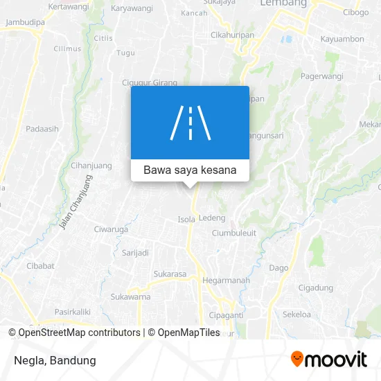 Bagaimana menuju ke Negla, Bandung dengan bis?