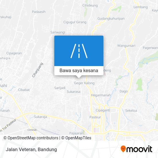 Bagaimana menuju ke Jalan Veteran, Kota Bandung dengan bis?