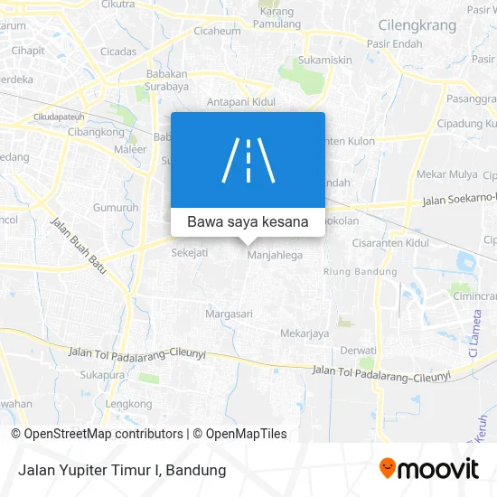 Bagaimana menuju ke Jalan Yupiter Timur I, Kota Bandung dengan bis?