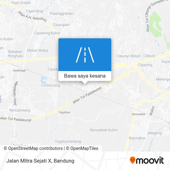 Bagaimana menuju ke Jalan Mitra Sejati X, Bandung dengan bis?