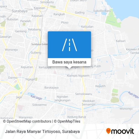 Bagaimana menuju ke Jalan Raya Manyar Tirtoyoso, Manyar Sabrangan ...