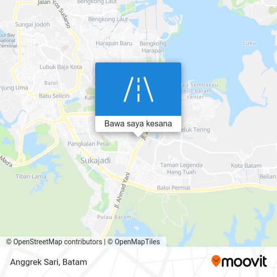 Bagaimana menuju ke Anggrek Sari, Batam dengan bis?