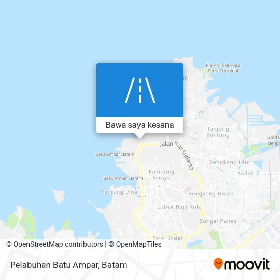 Bagaimana menuju ke Pelabuhan Batu Ampar, Batam dengan bis?