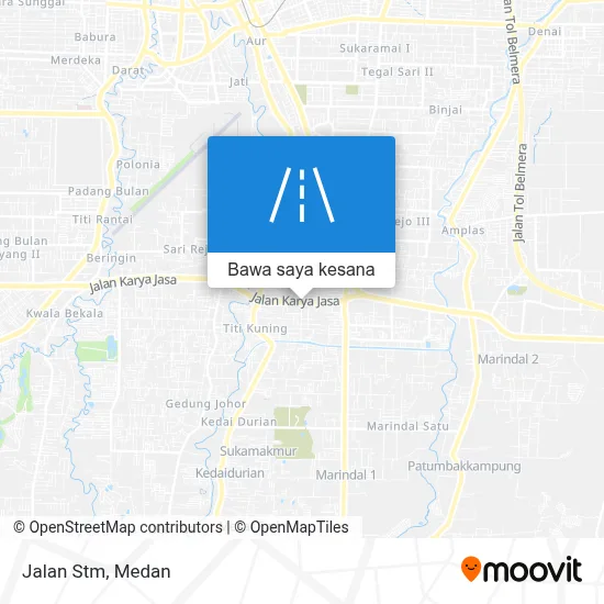 Bagaimana menuju ke Jalan Stm, Kota Medan dengan bis?